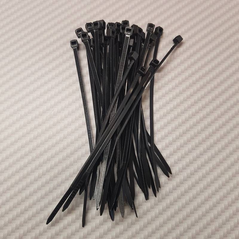 Collier rilsan Noir 2.5x100mm - 50 pcs - CORALLY